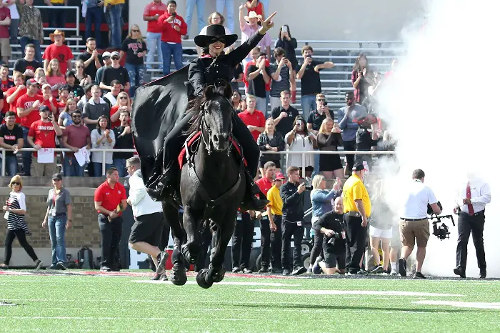 Texas Tech’s Masked Rider Recovering After Fall at Campus Event