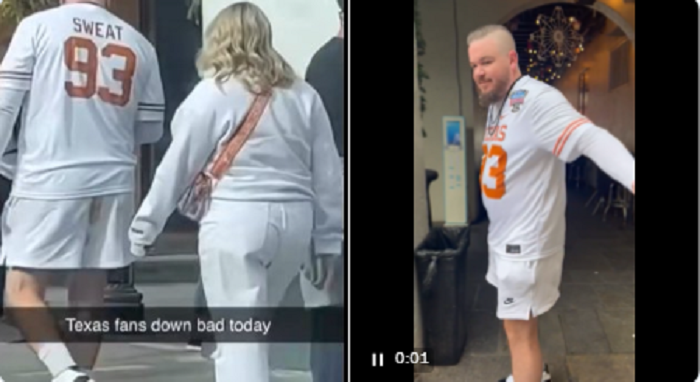 Texas Fan Who Went Viral Denies He Soiled Himself | Heartland College ...