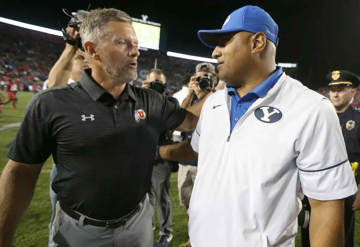 Kyle Whittingham Deflects After Third Straight Loss to BYU in Holy War