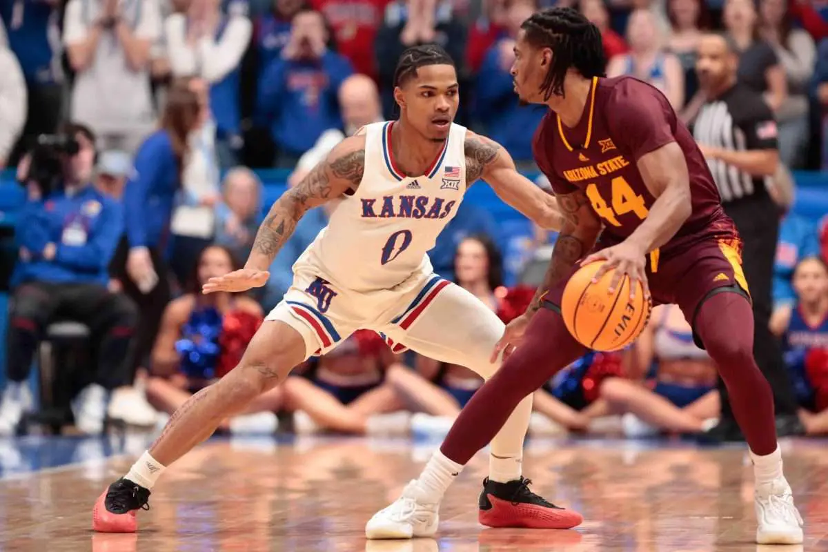 Kansas Guard Shakeel Moore OUT vs. Houston