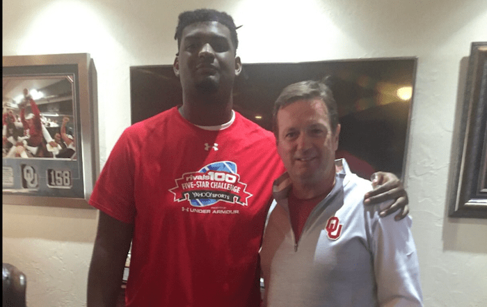 Meet a Big 12 recruit: Oklahoma OT Adrian Ealy Heartland College Sports ...
